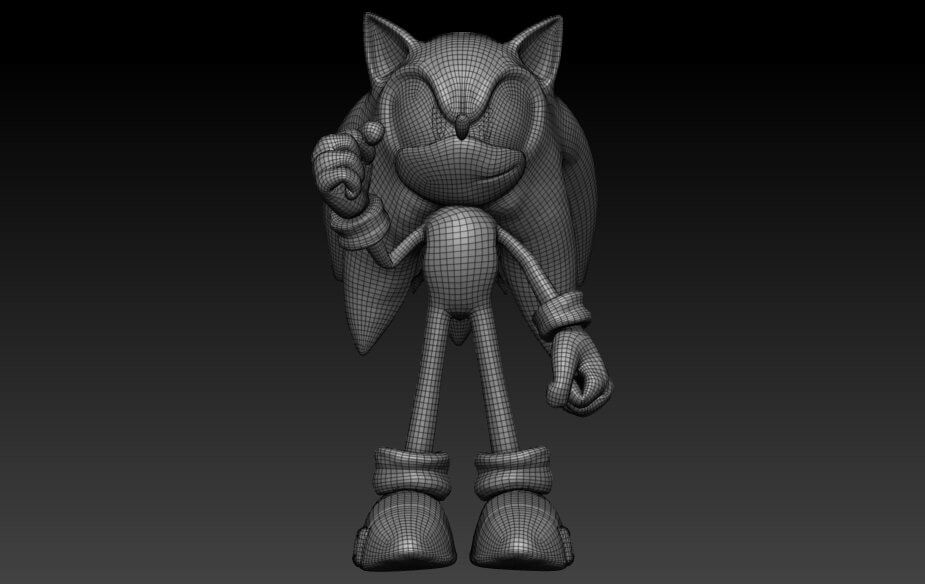 Sonic - 3D Model by elitemodelry