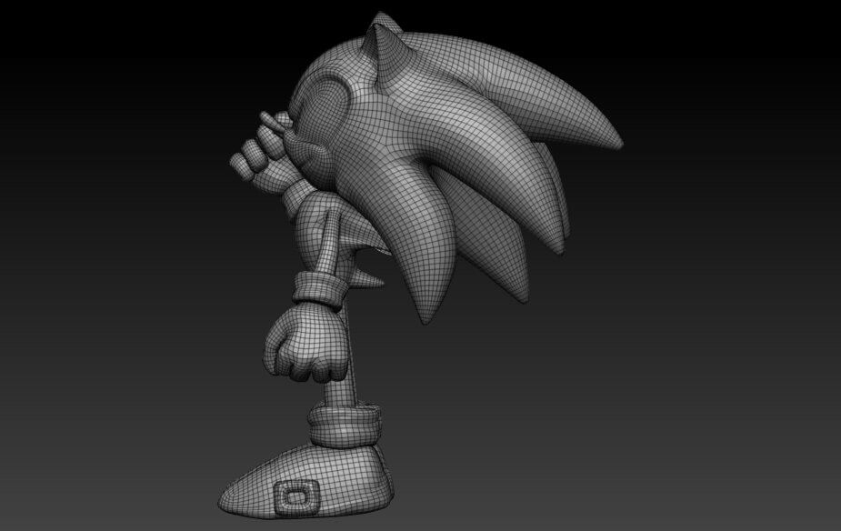 Sonic - 3D Model by elitemodelry