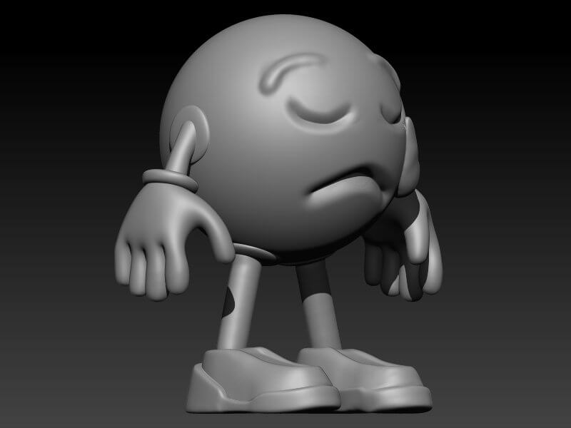 Upset Emoji - 3D Model by elitemodelry