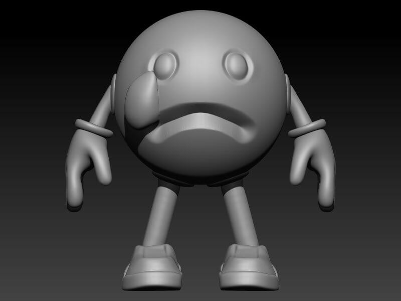 Upset Emoji - 3D Print Model by elitemodelry