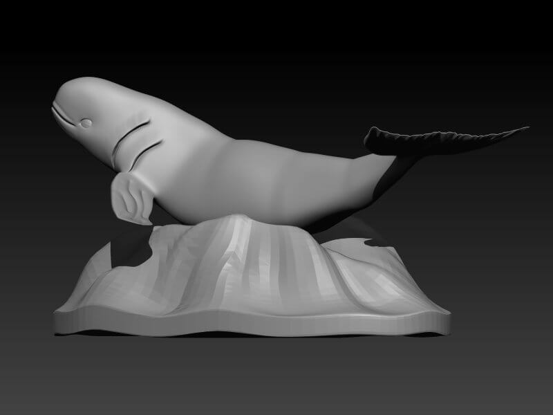 Whale - 3D Model by elitemodelry