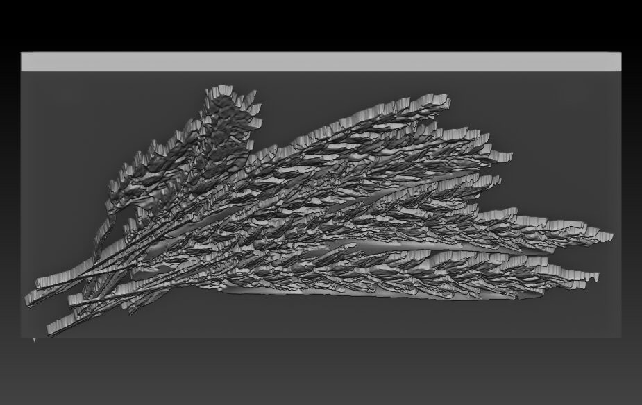 Wheat Relief - 3D Model by elitemodelry