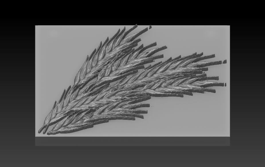 Wheat Relief - 3D Model by elitemodelry