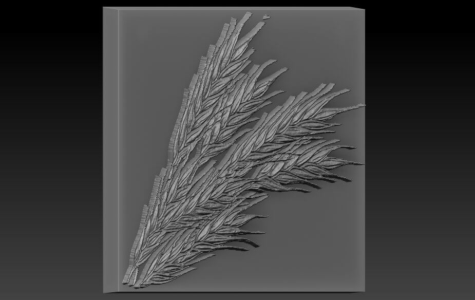 Wheat Relief - 3D Model by elitemodelry
