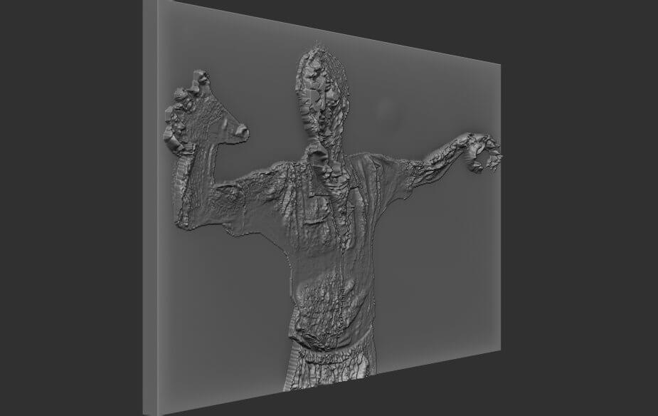 Zombie Relief - 3D Print Model by elitemodelry