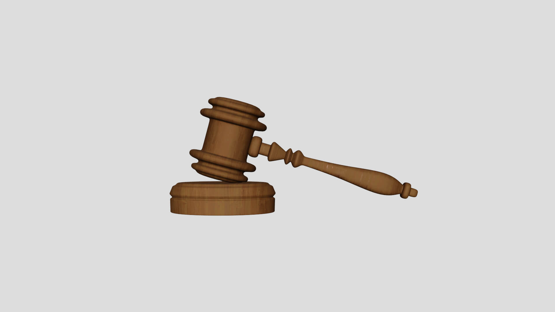 Court Hammer Gavel - 3D Model by Elosie