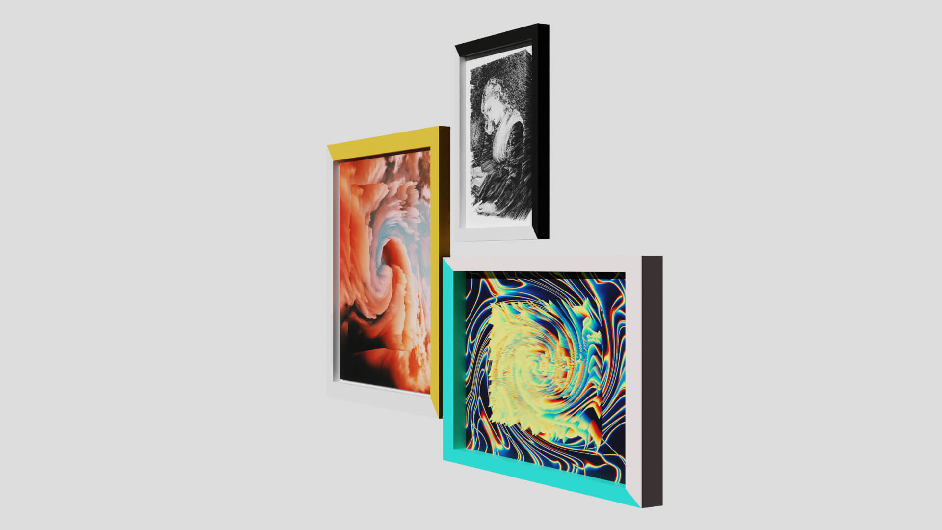 Photo Frame - 3D Model by Elosie