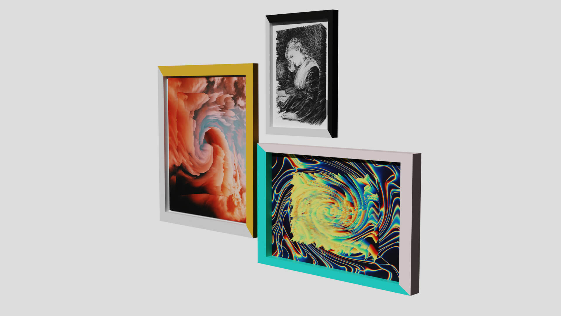 Photo Frame - 3D Model by Elosie