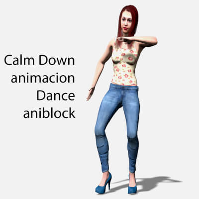 Aniblocks Dance Calm Down - Daz Content by elprofecional99