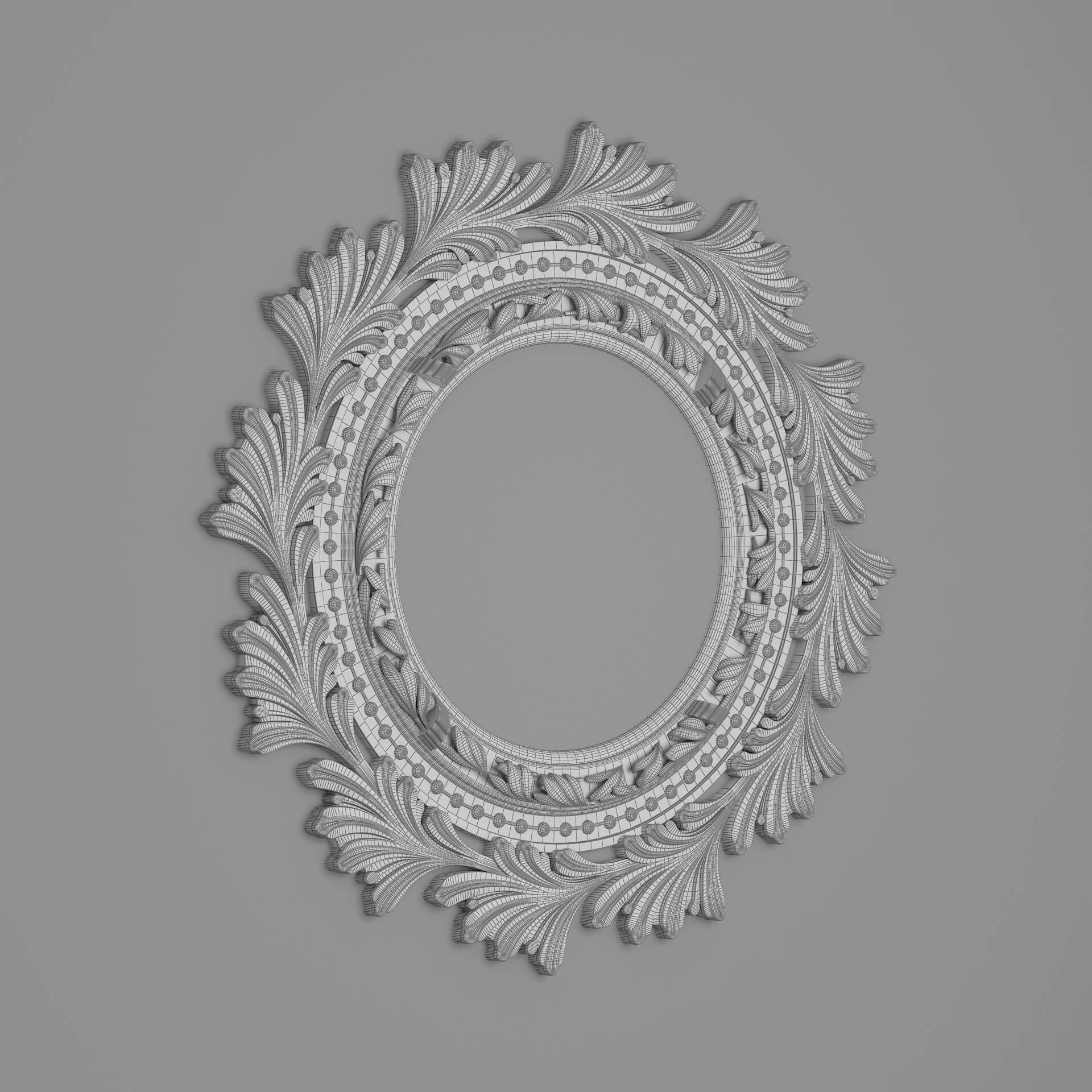 Classic Ceiling Plaster 001 - 3D Model by Elshan_3d_artist