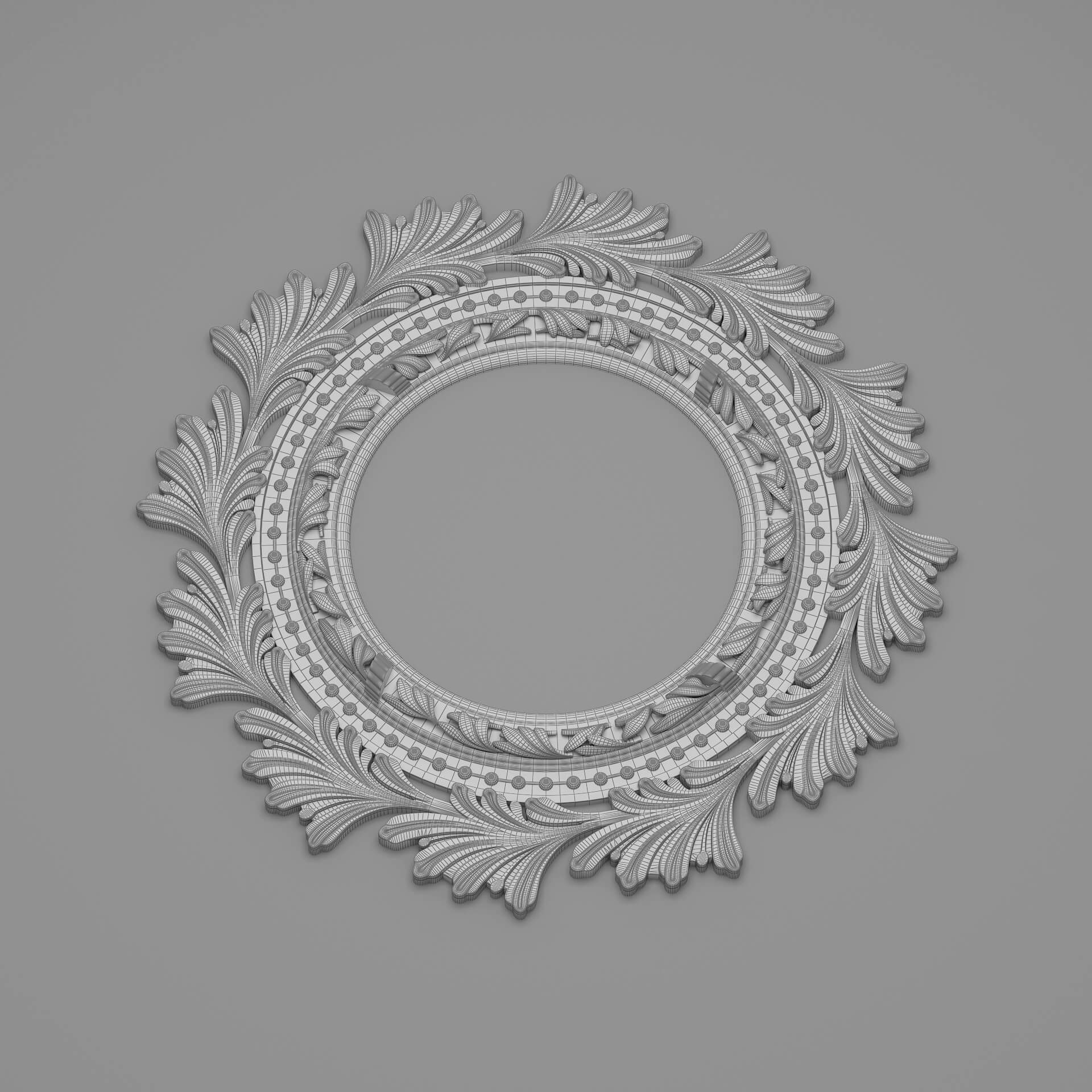 Classic Ceiling Plaster 001 - 3D Model by Elshan_3d_artist