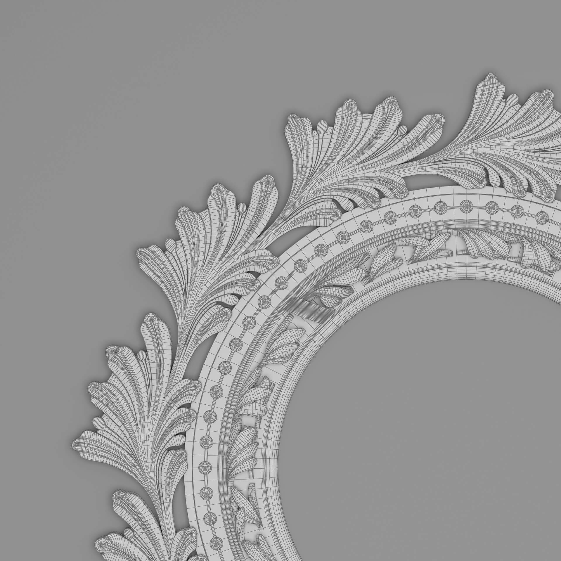 Classic Ceiling Plaster 001 - 3D Model by Elshan_3d_artist