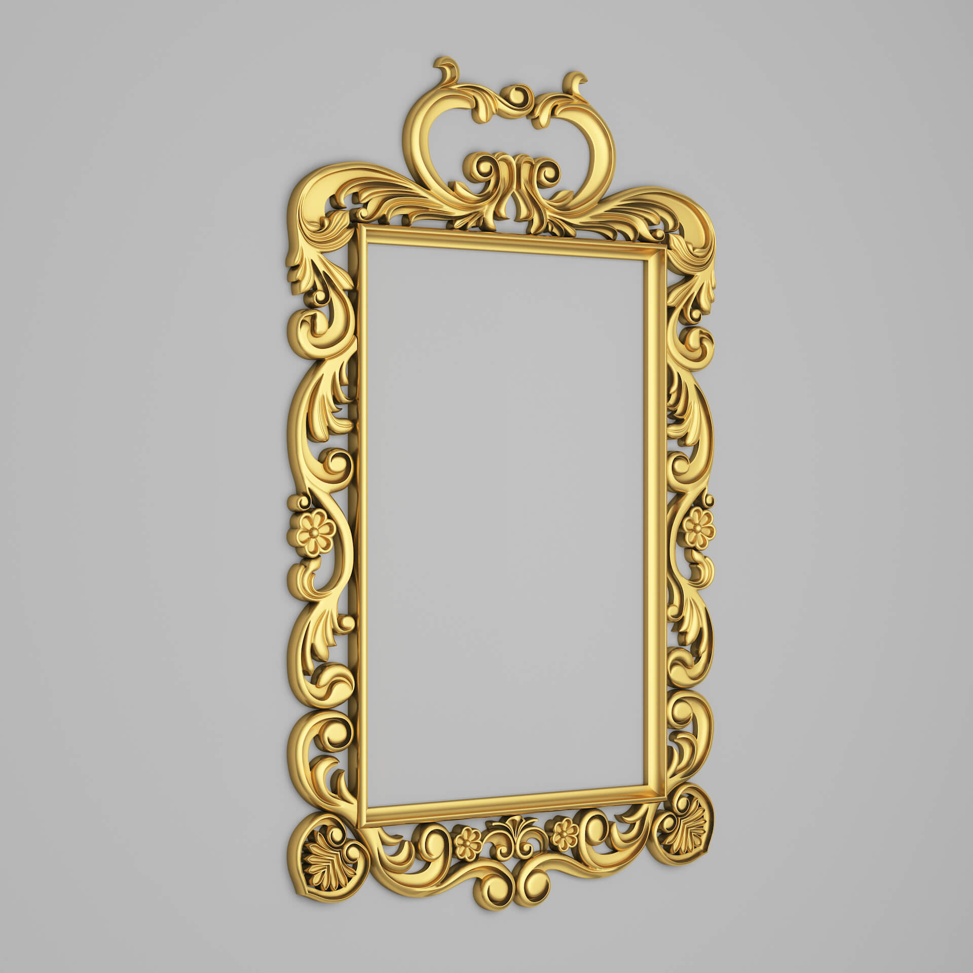 Classic Frame Mirror 008 - 3D Model by Elshan_3d_artist