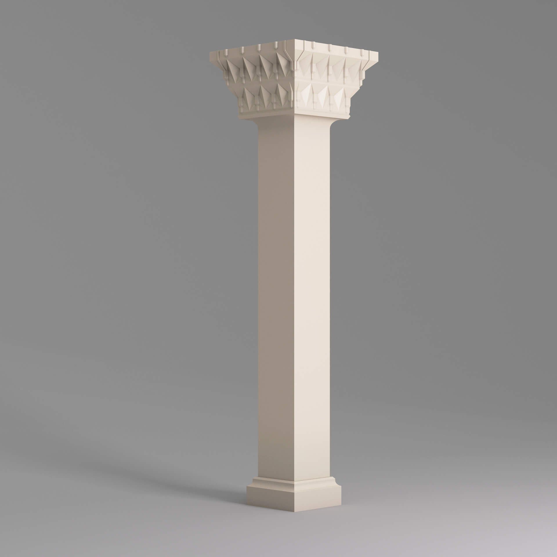 Classic Islamic Column 002 - 3D Model by Elshan_3d_artist