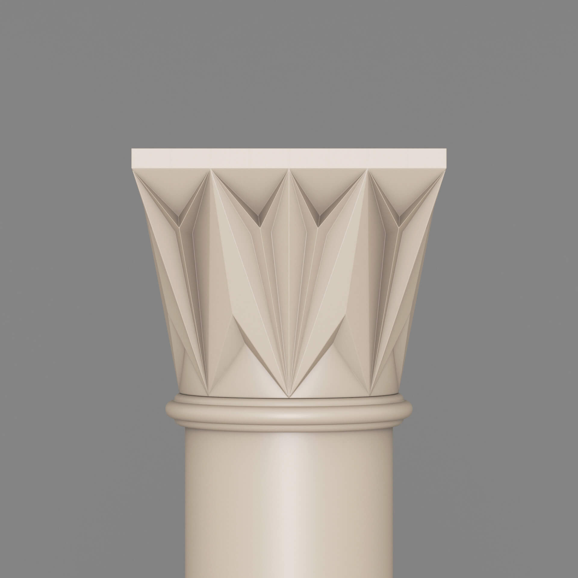 Classic Islamic Column 004 - 3D Model by Elshan_3d_artist