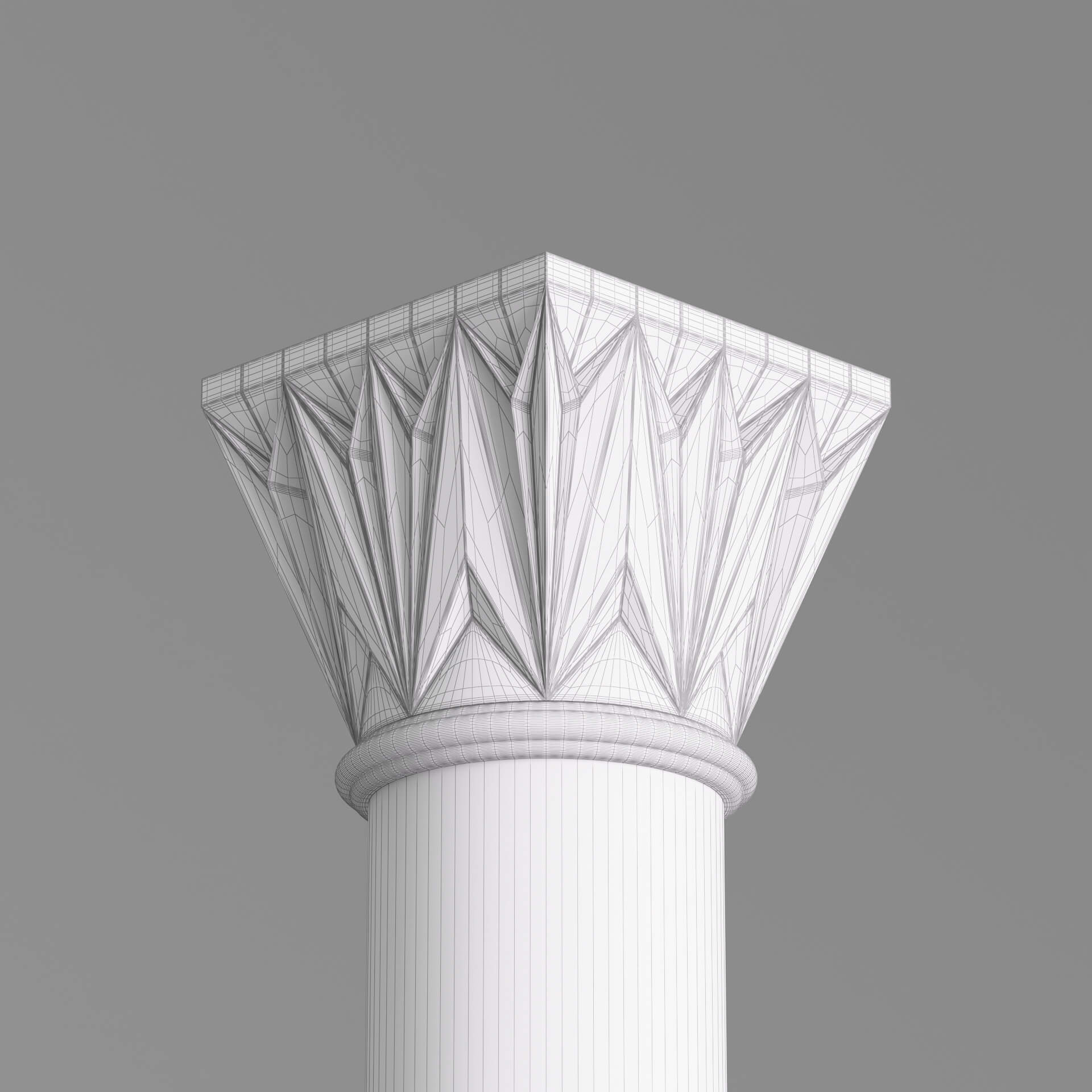 Classic Islamic Column 004 - 3D Model by Elshan_3d_artist