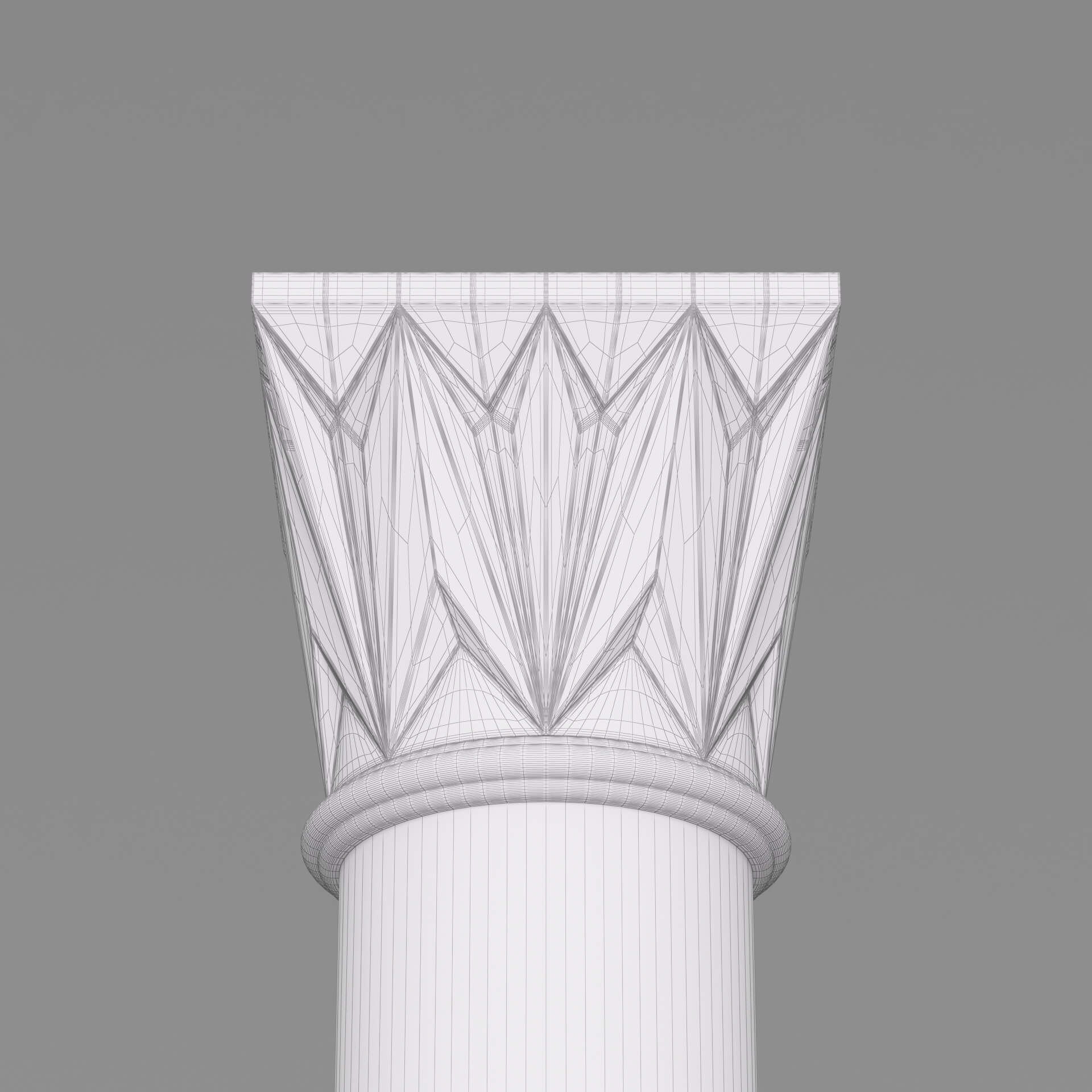 Classic Islamic Column 004 - 3D Model by Elshan_3d_artist