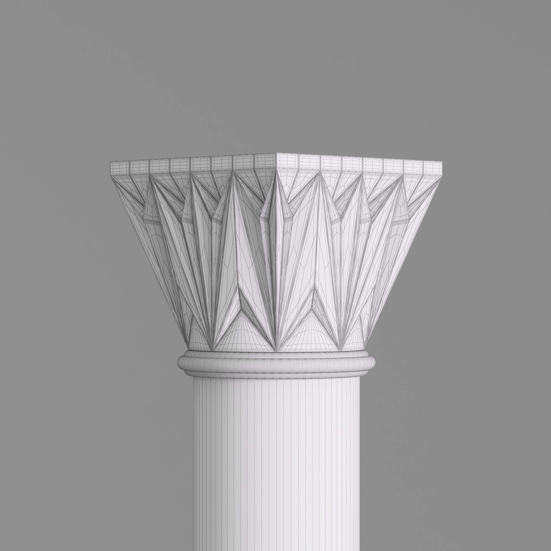 Classic Islamic Column 004 - 3D Model by Elshan_3d_artist