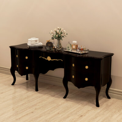 Classic Makeup Table 001 - 3D Model by Elshan_3d_artist