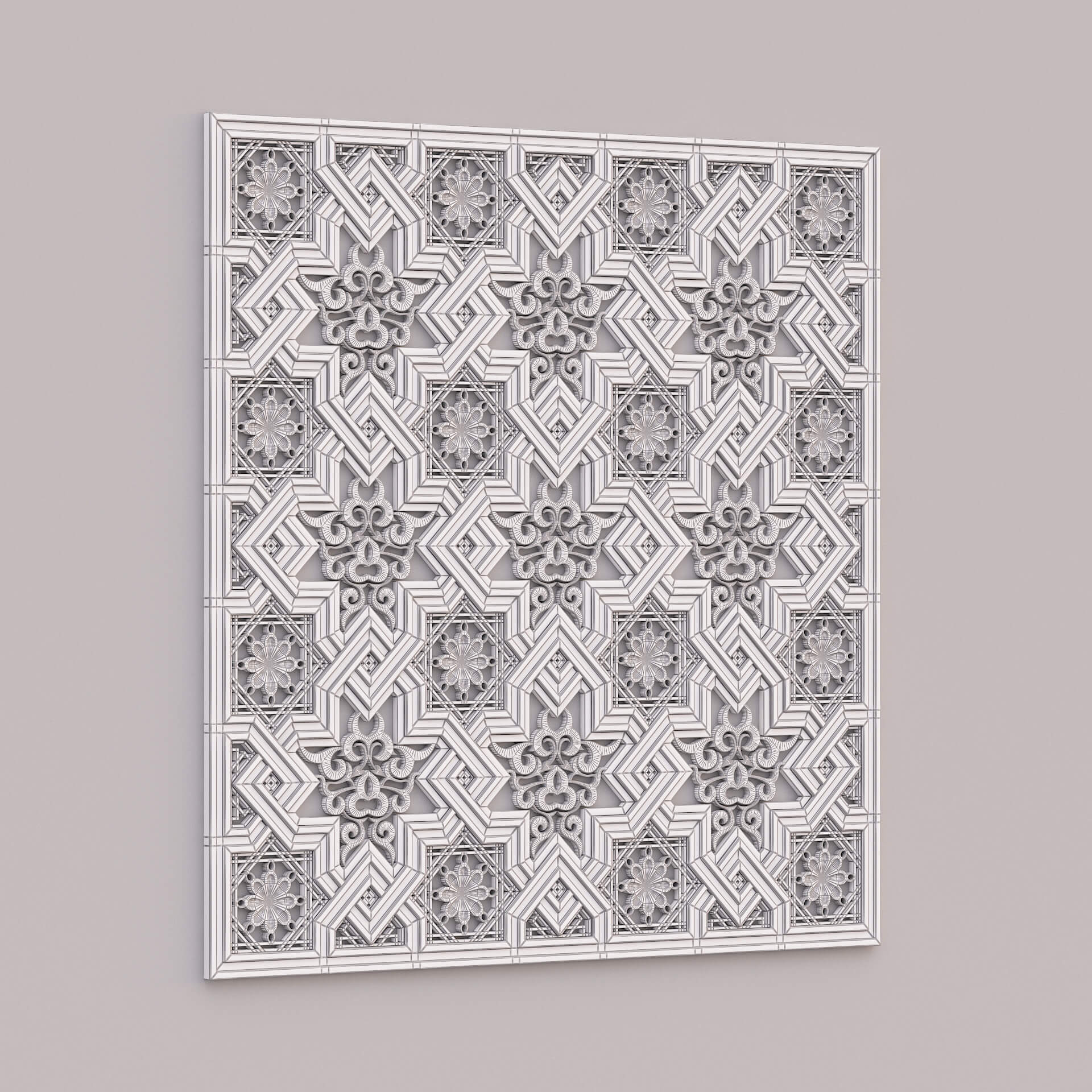 Classic Pattern 008 - 3D Model by Elshan_3d_artist