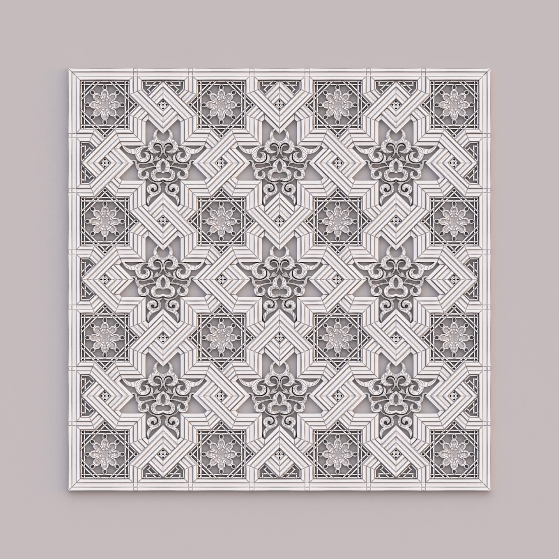 Classic Pattern 008 - 3D Model by Elshan_3d_artist