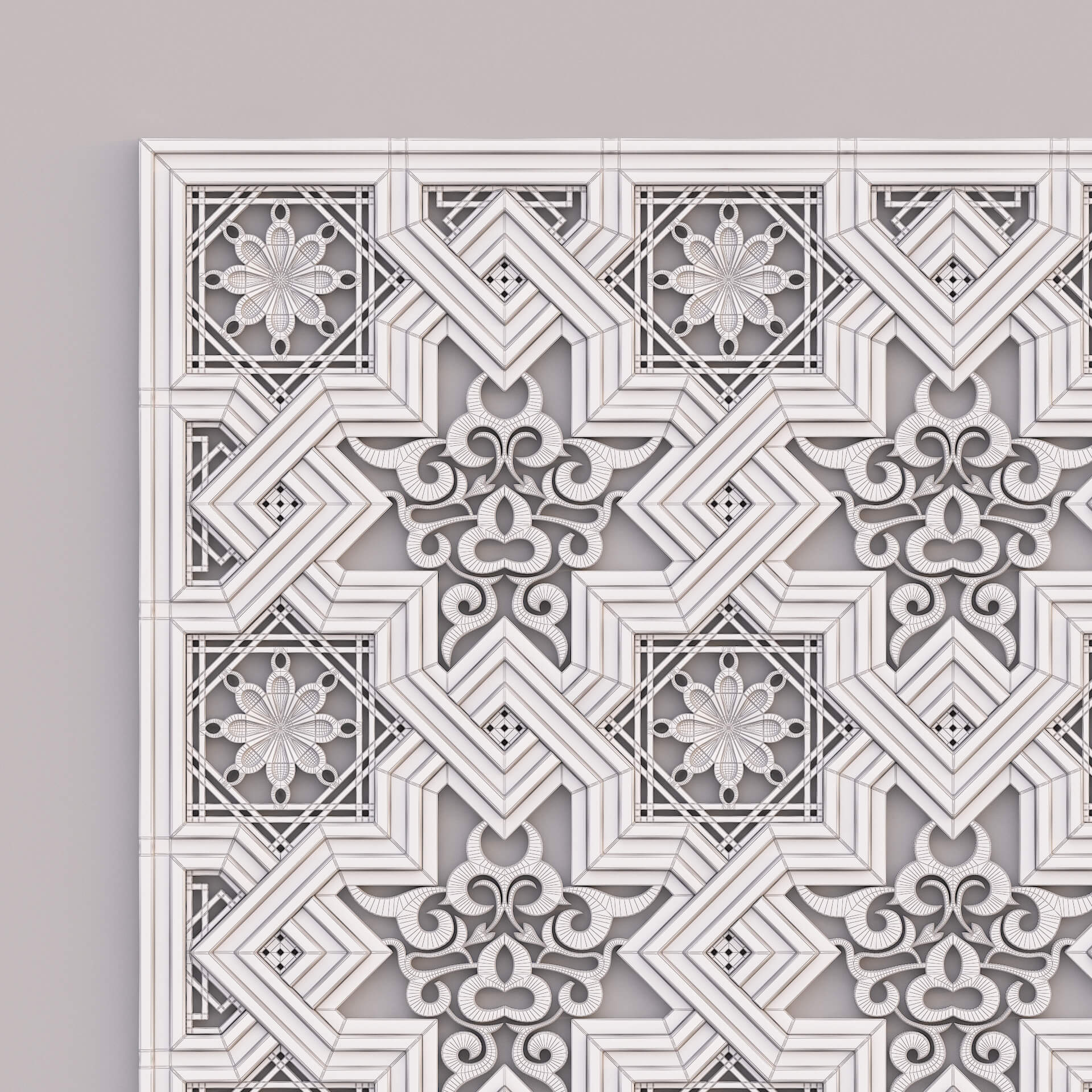 Classic Pattern 008 - 3D Model by Elshan_3d_artist