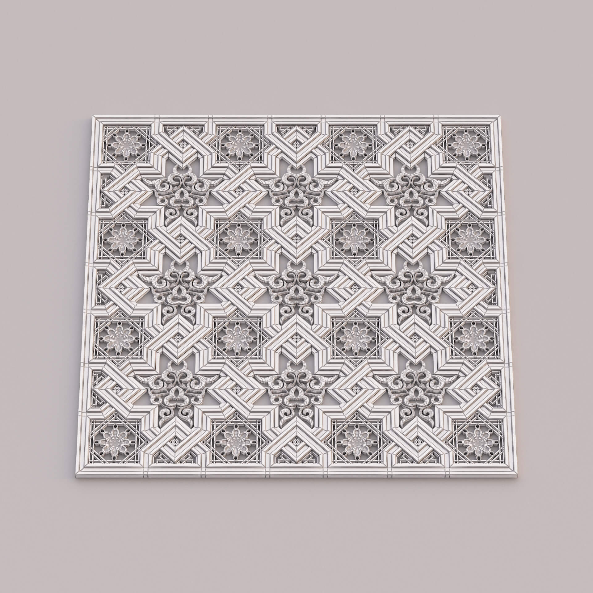 Classic Pattern 008 - 3D Model by Elshan_3d_artist