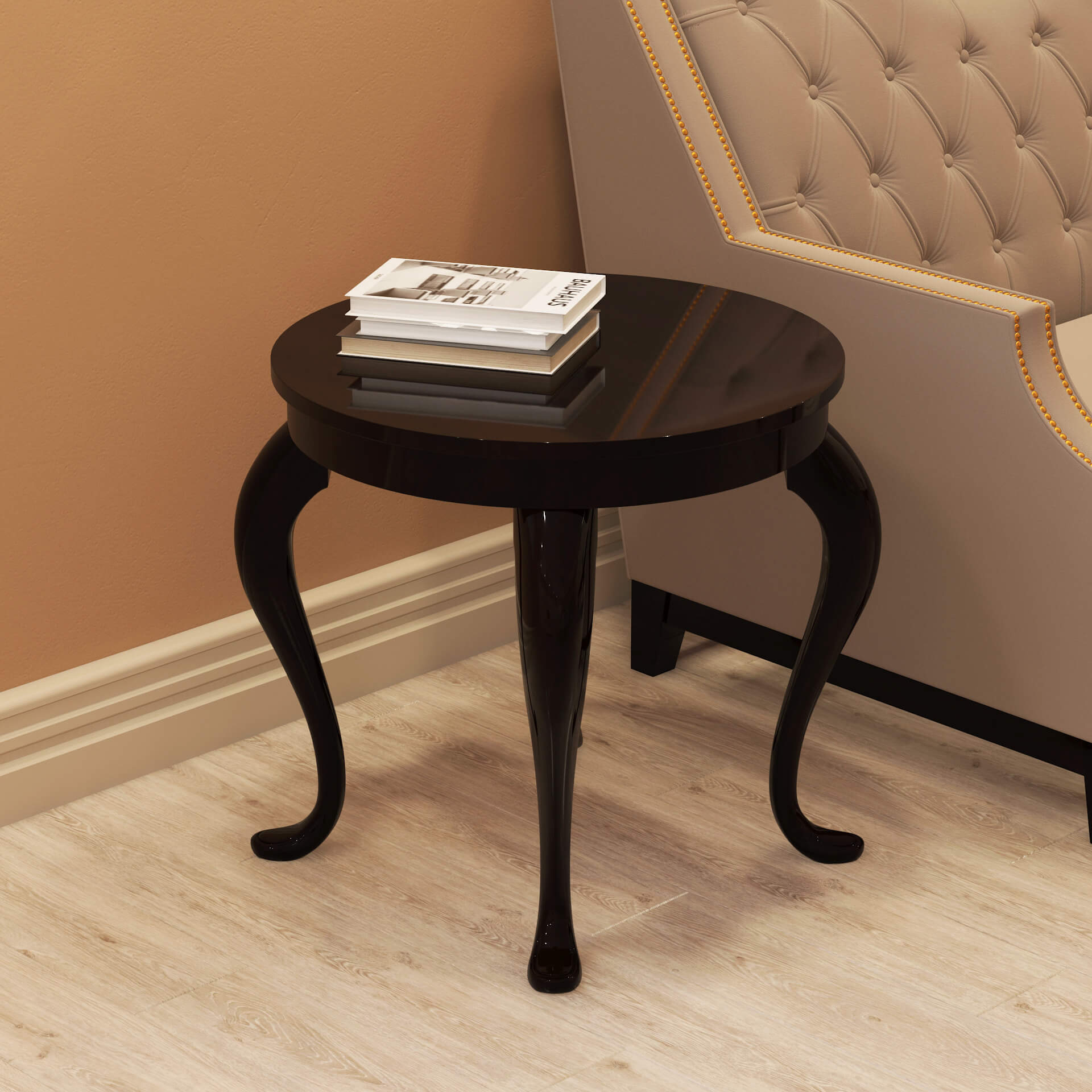 Classic Side Table 001 - 3D Model by Elshan_3d_artist