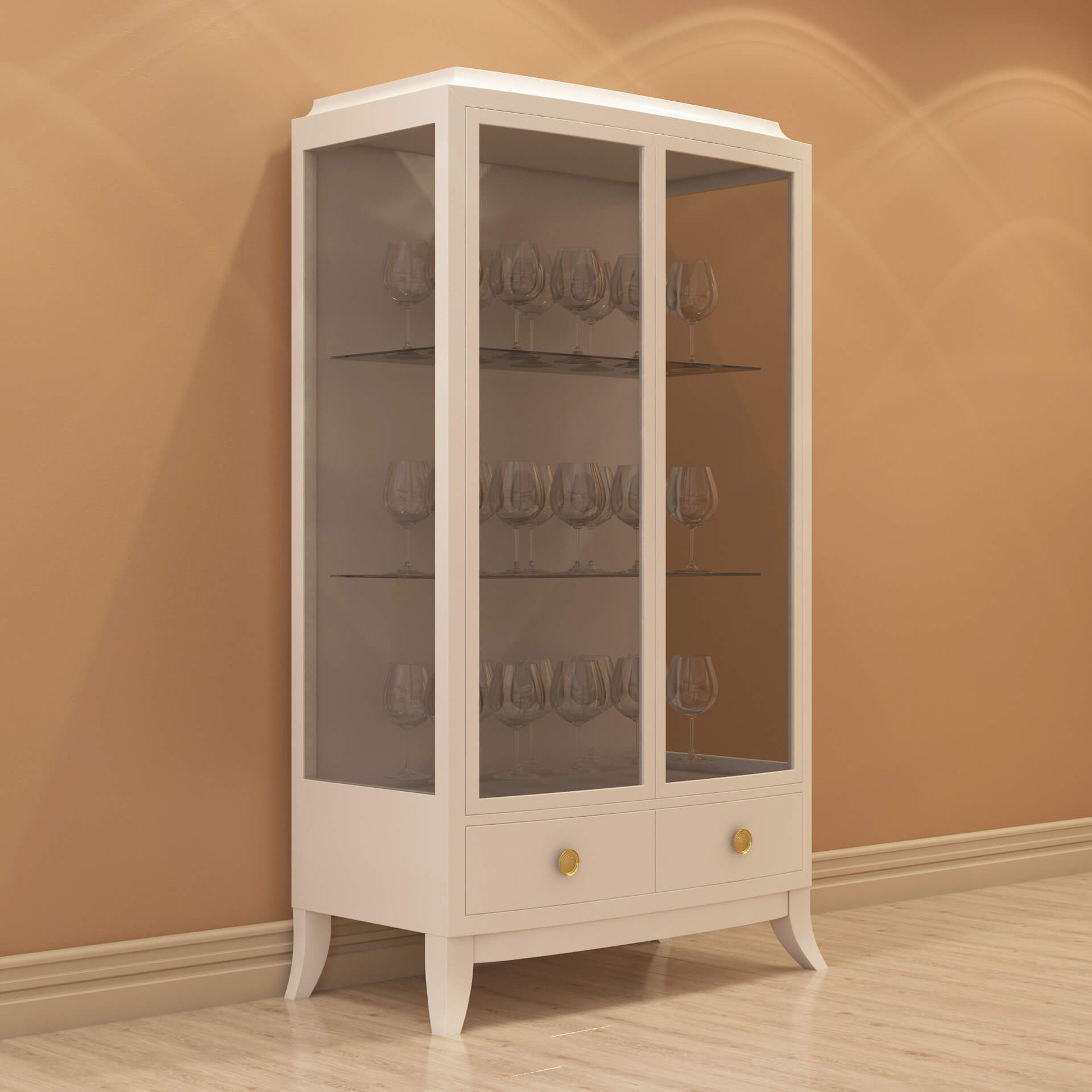 Modern Showcase 001 - 3D Model by Elshan_3d_artist