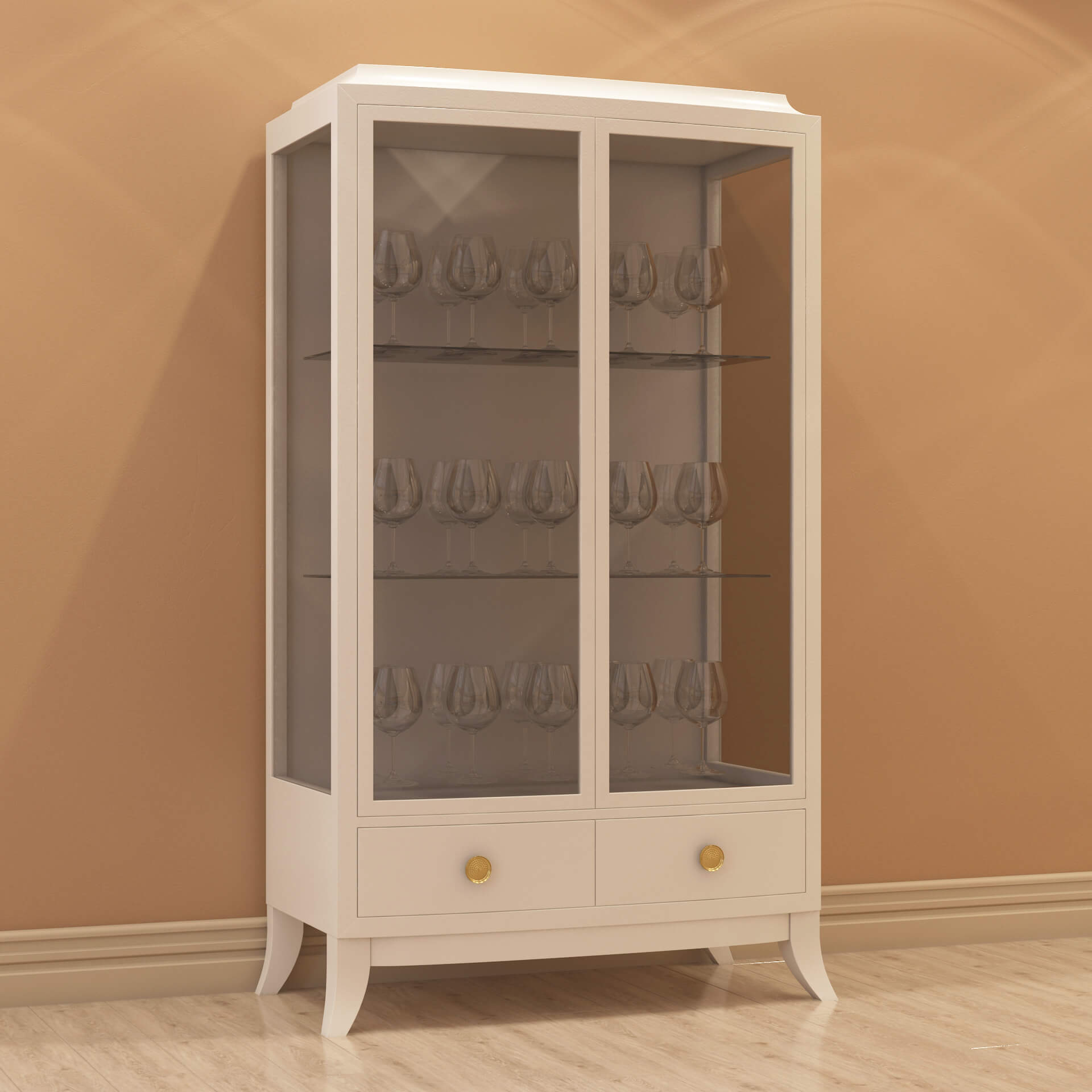 Modern Showcase 001 - 3D Model by Elshan_3d_artist