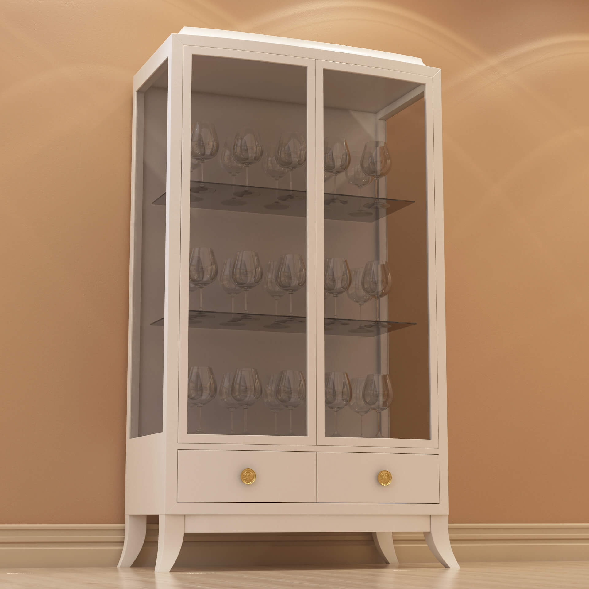 Modern Showcase 001 - 3D Model by Elshan_3d_artist