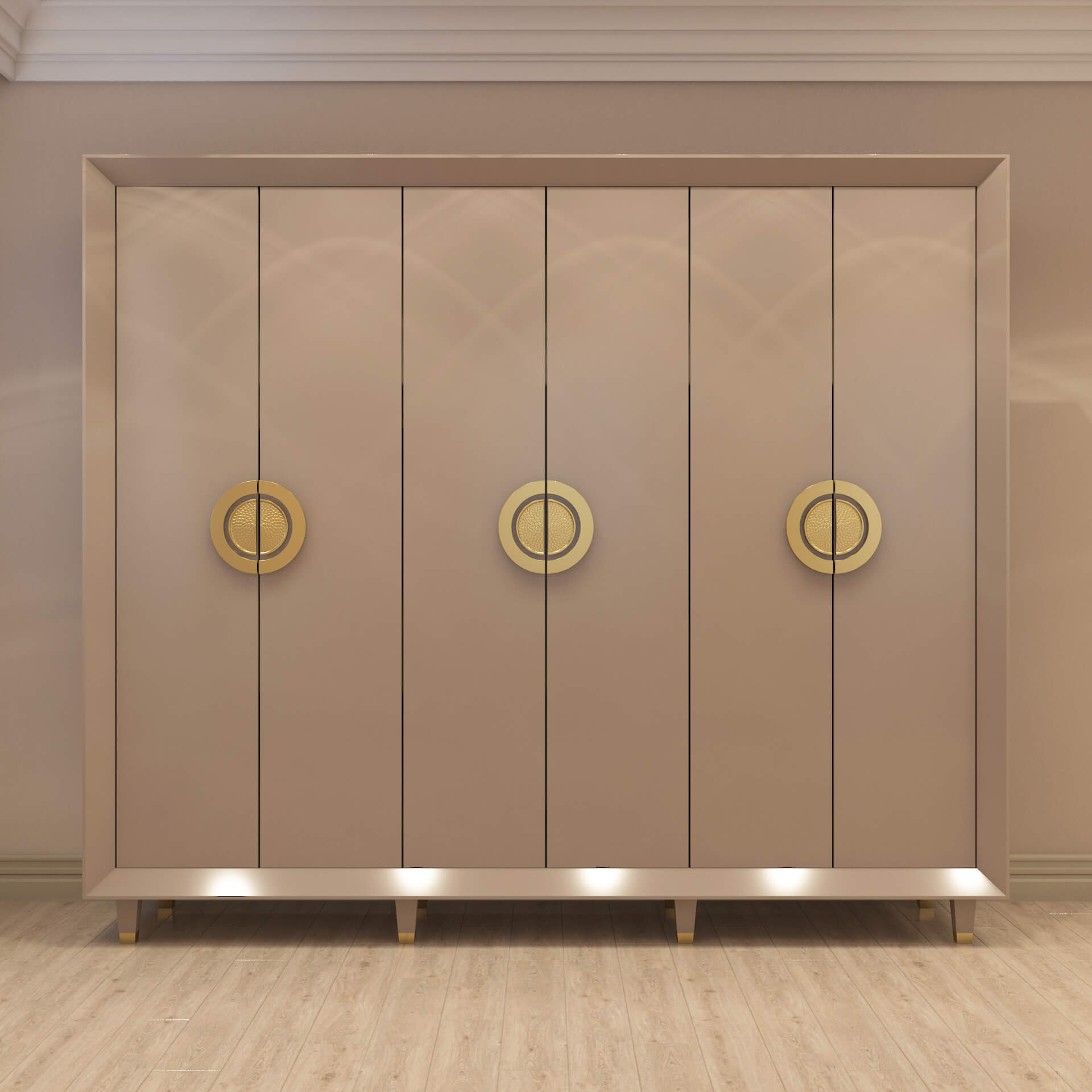 Modern Wardrobe 001 - 3D Model by Elshan_3d_artist