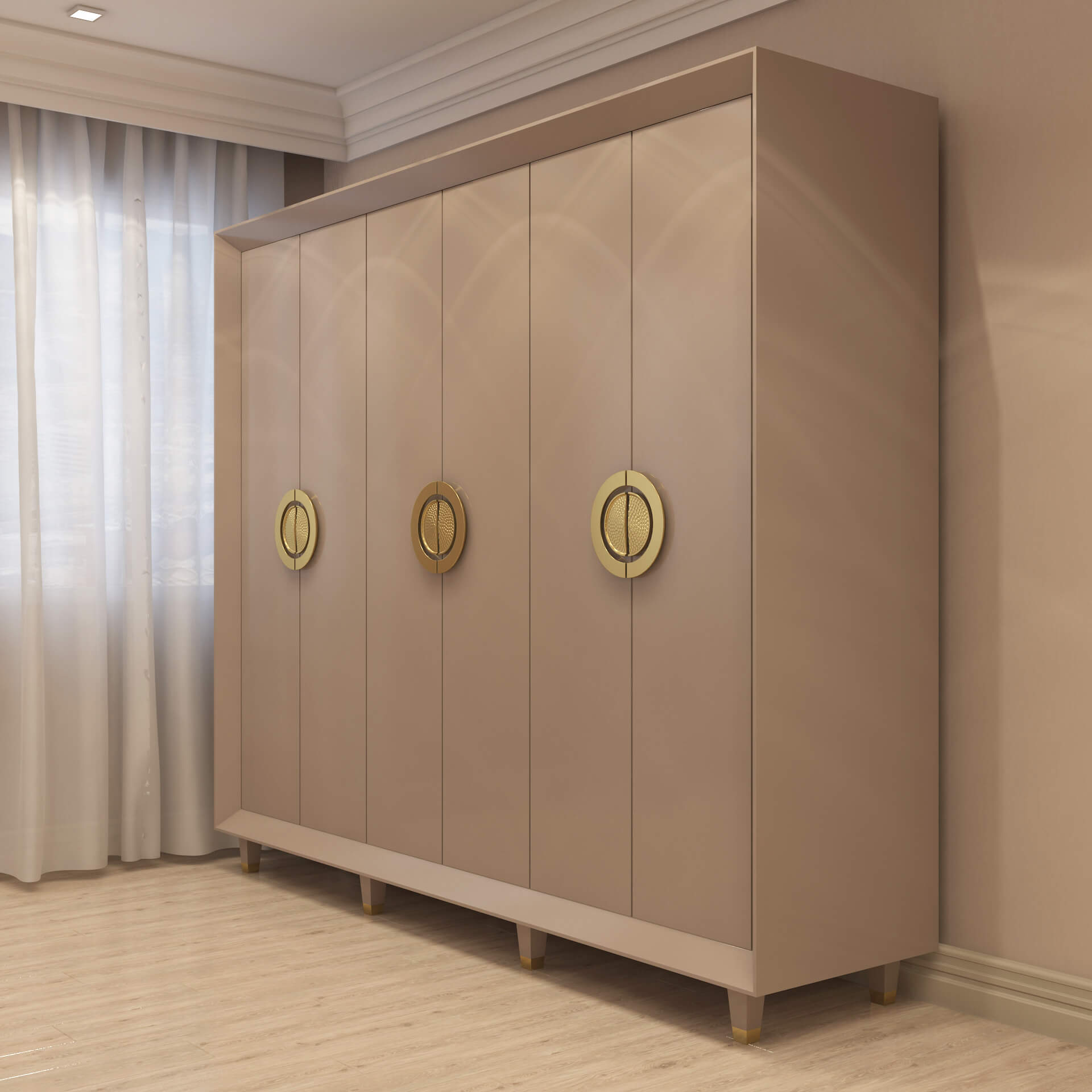 Modern Wardrobe 001 - 3D Model by Elshan_3d_artist