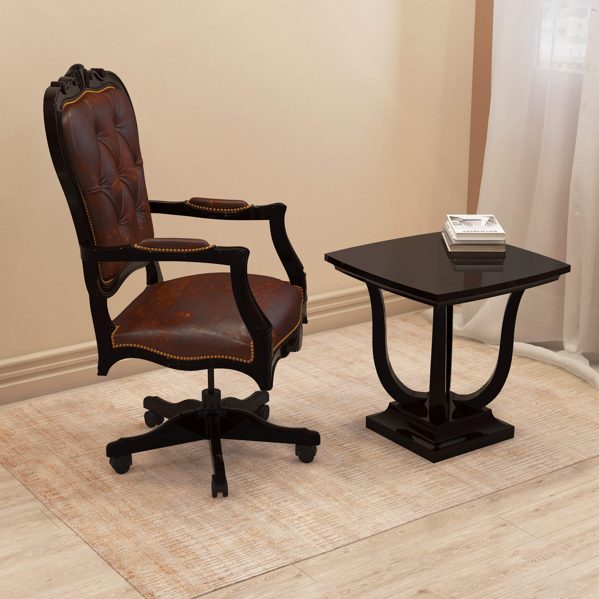 Office Manager Chair 001 - 3D Model by Elshan_3d_artist