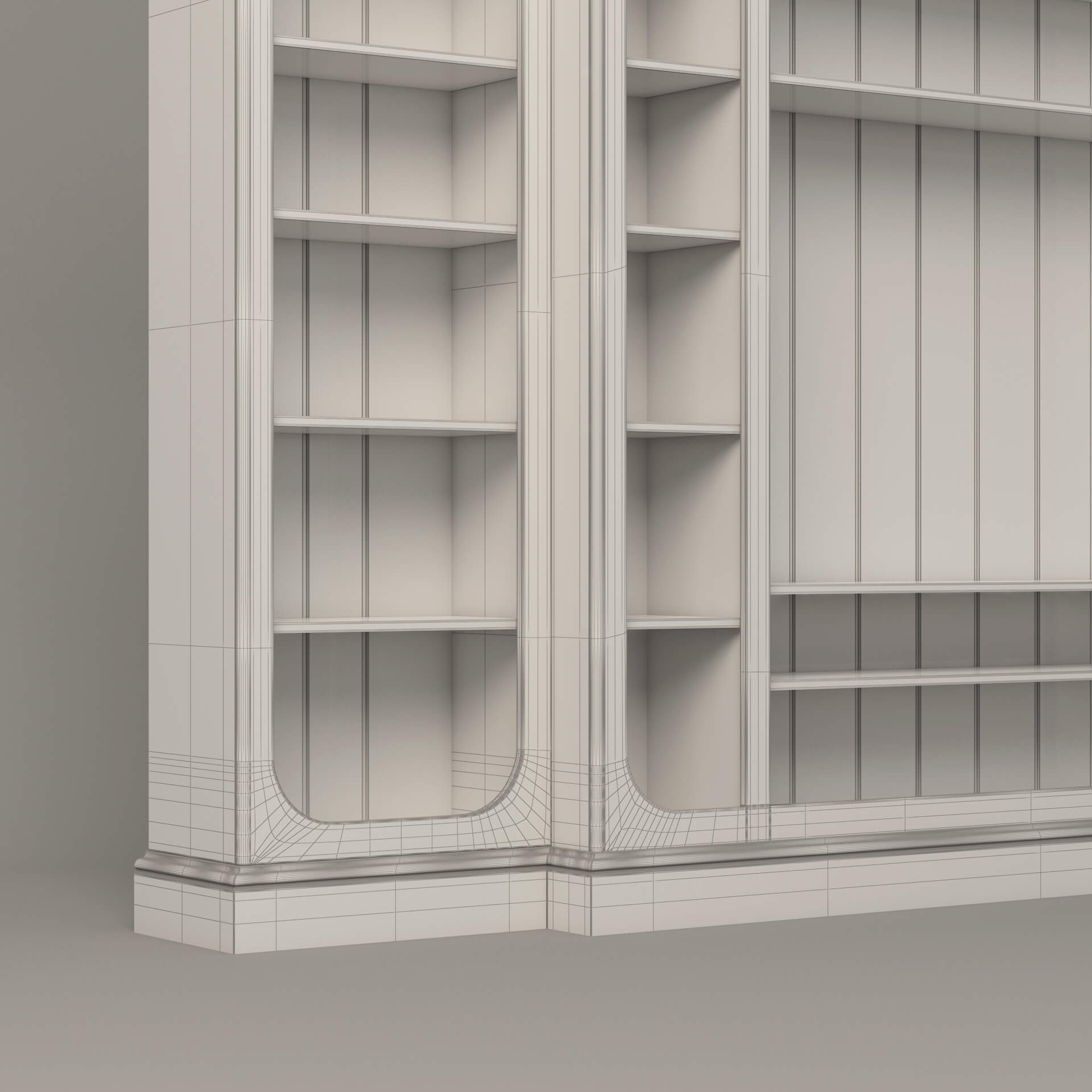 TV Shelf 001 - 3D Model by Elshan_3d_artist