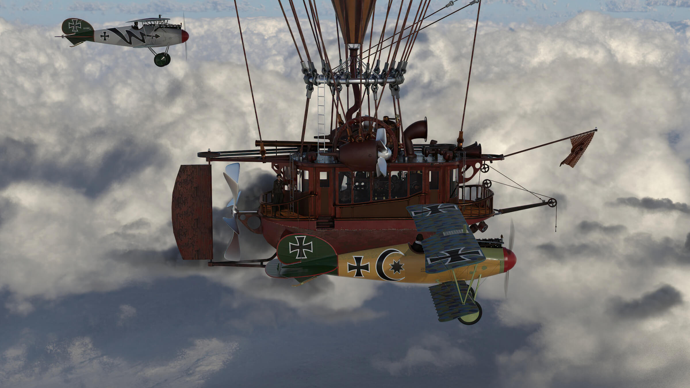 Interception 3D Render, Digital Art by Eltuco