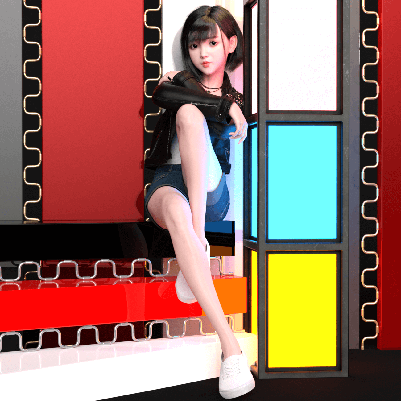 Babyla 3D Render, Digital Art by ElvaAJ