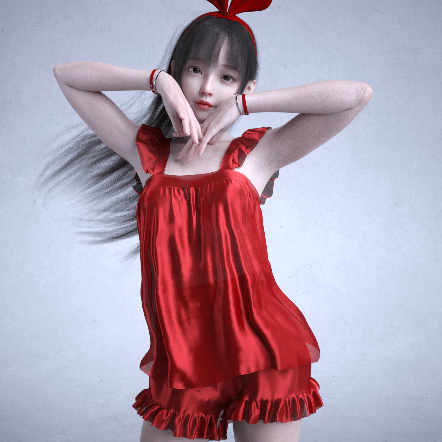 Hanni 3D Render, Digital Art by ElvaAJ