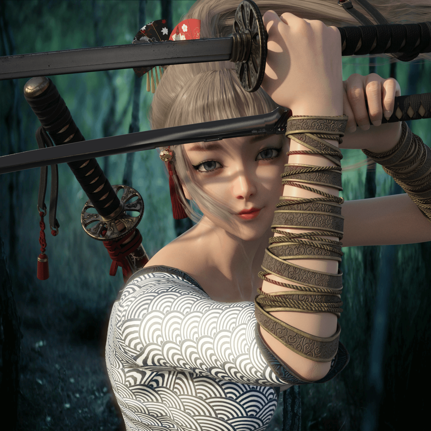 Hei Ran 3D Render, Digital Art by ElvaAJ