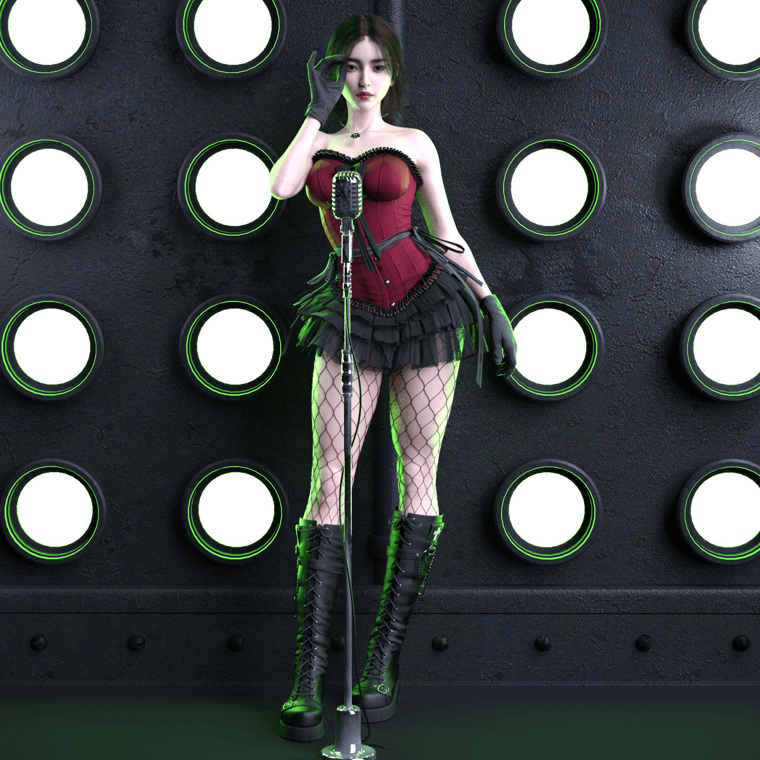 Jennie 3D Render, Digital Art by ElvaAJ