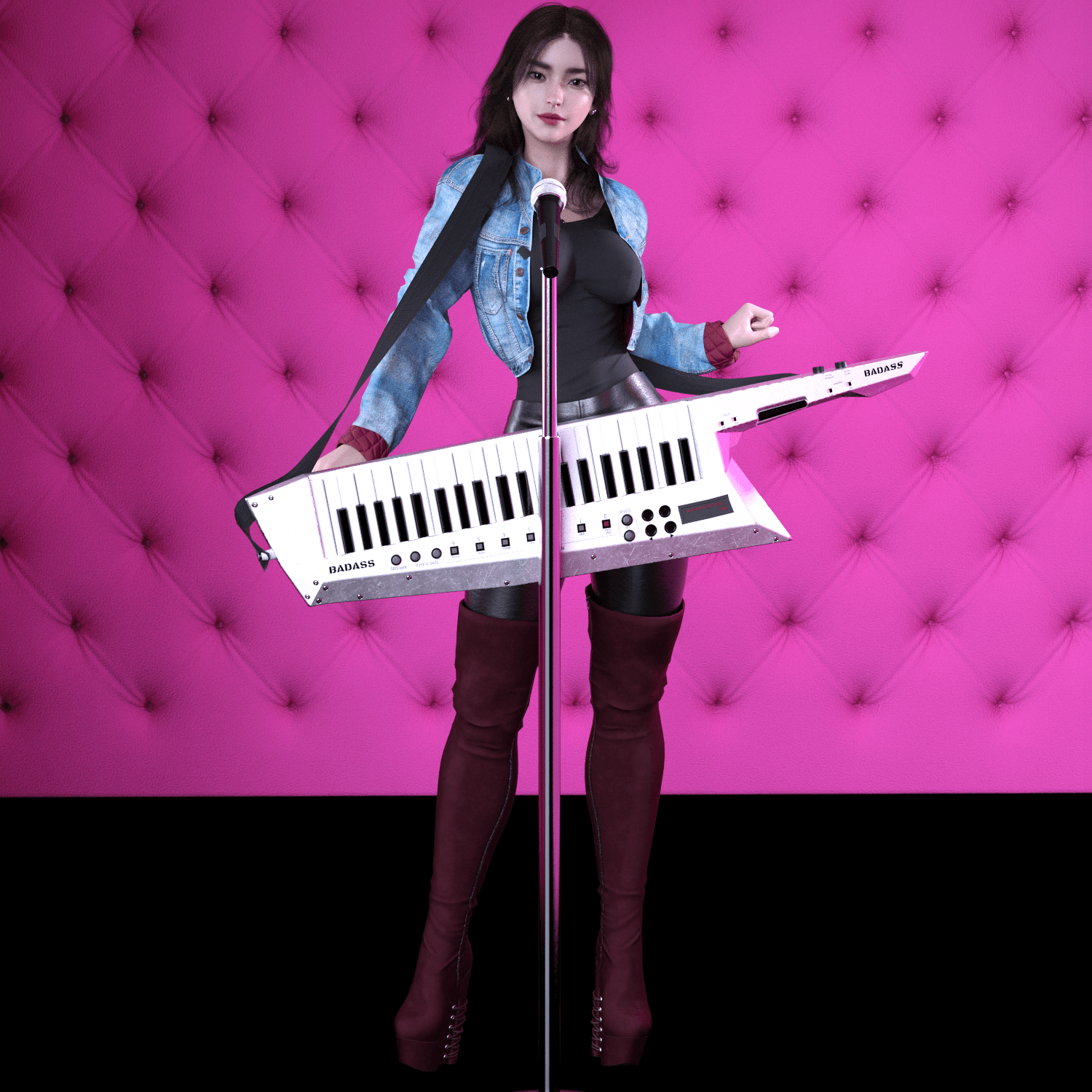 Jennie 3D Render, Digital Art by ElvaAJ