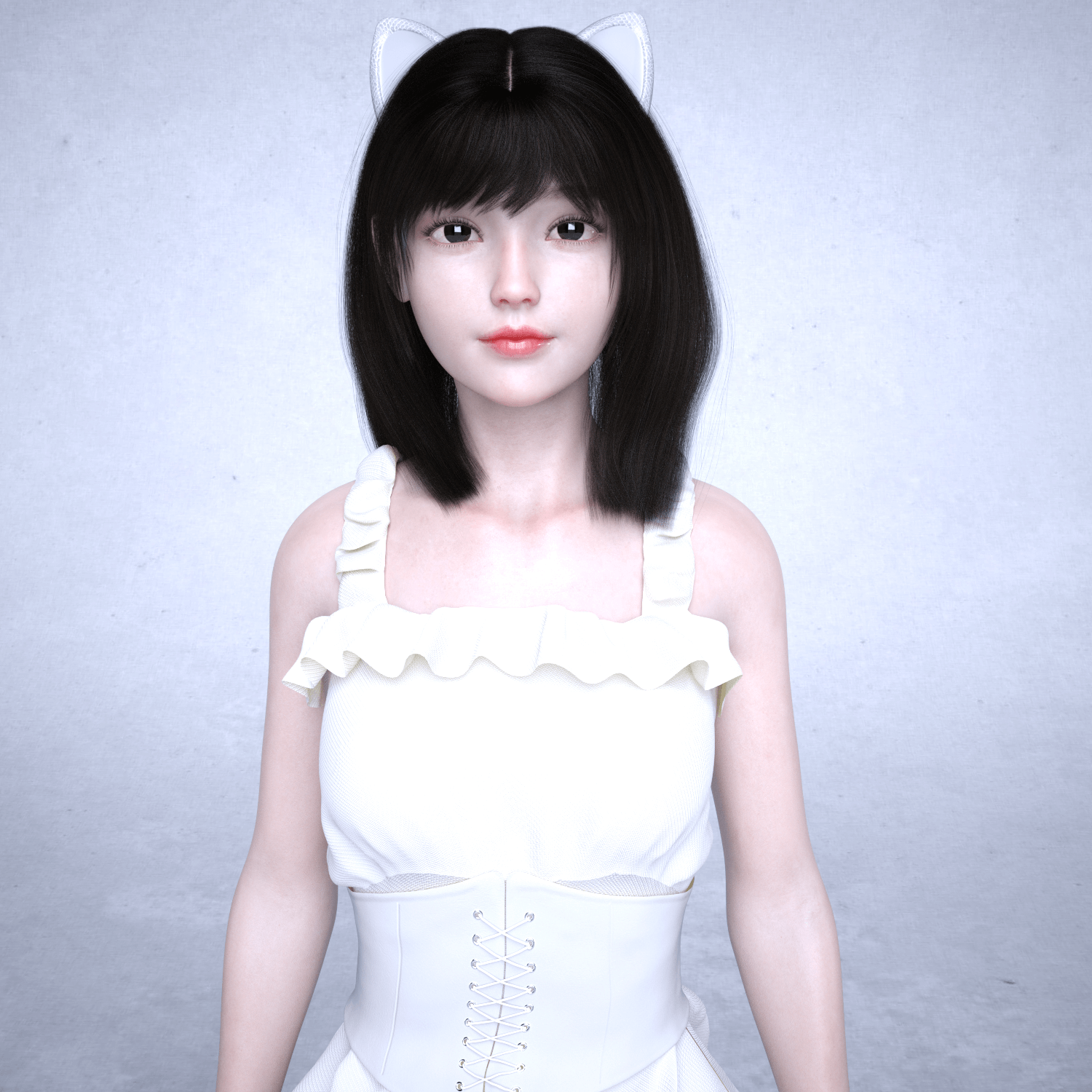 Karina 3D Render, Digital Art by ElvaAJ