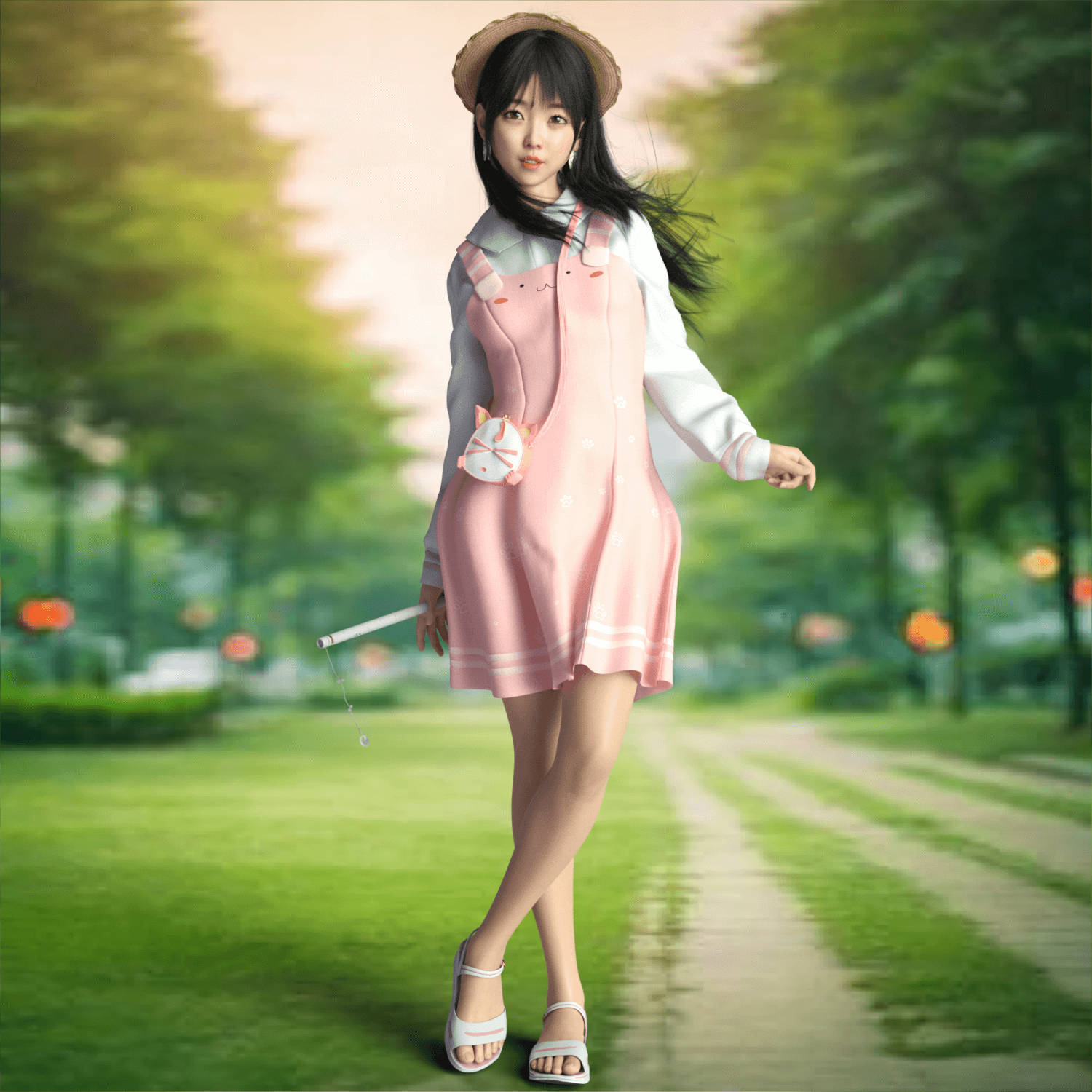 Meisya for Genesis 8 Female 3D Render, Digital Art by ElvaAJ