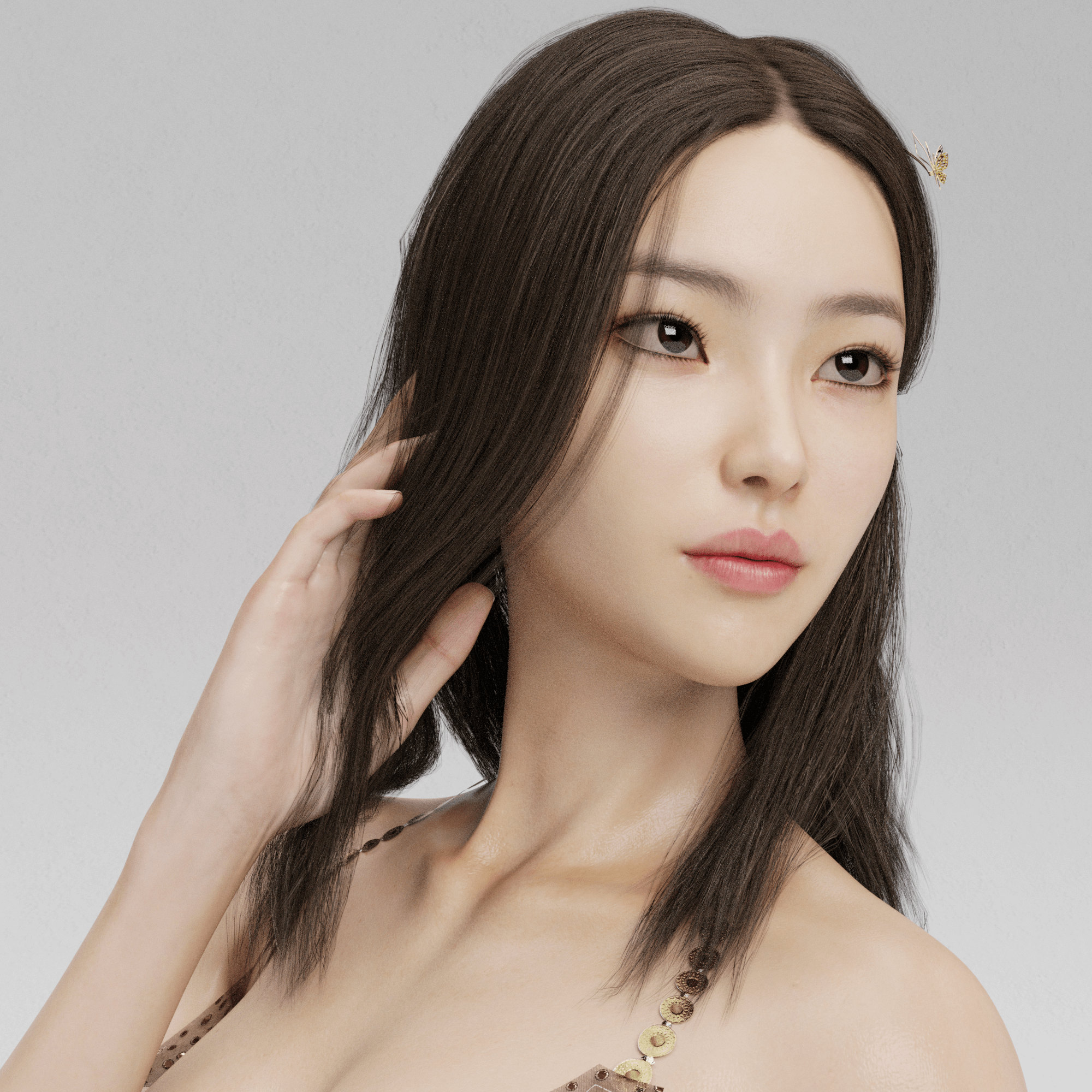 Ruka 3D Render, Digital Art by ElvaAJ