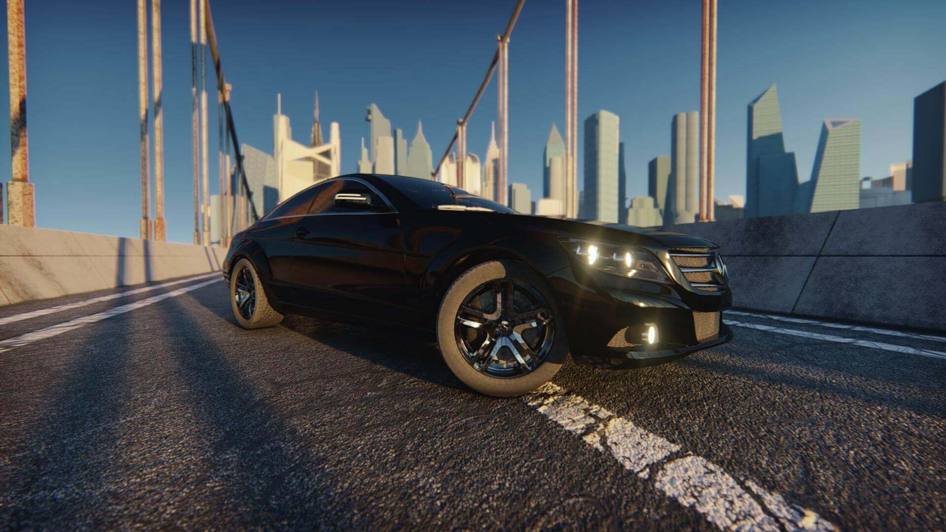 Mercedes Benz CL Class 2010 3D Render | RenderHub Gallery