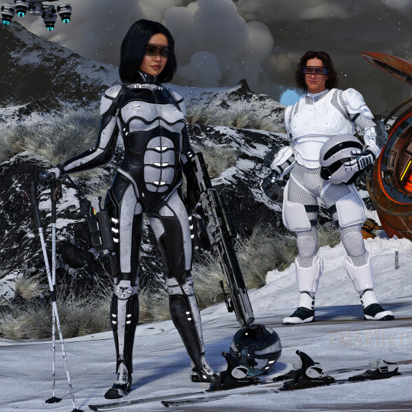 3D Art Gallery by emarukk at RenderHub