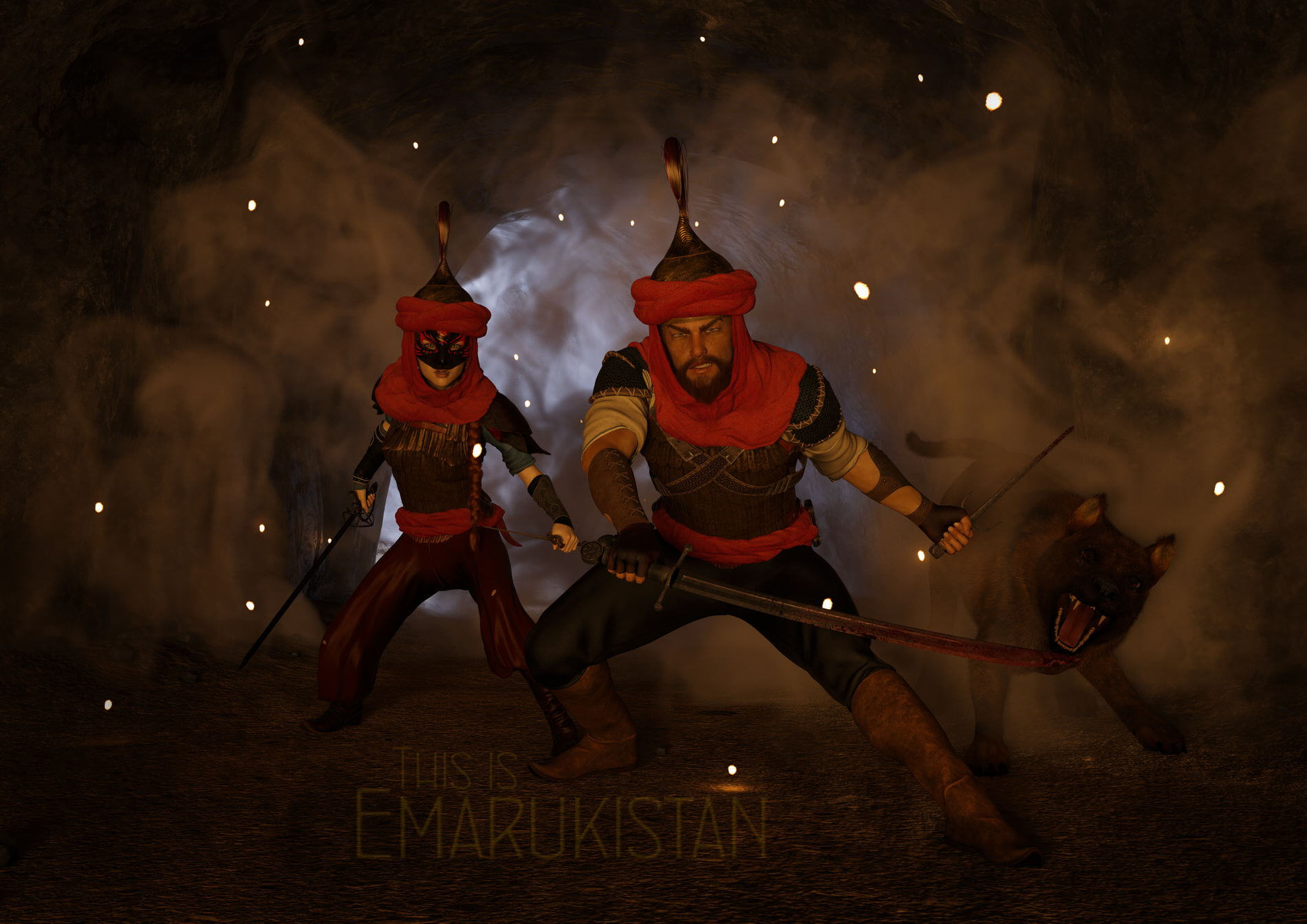 Unlikely Union 3D Render, Digital Art by emarukk