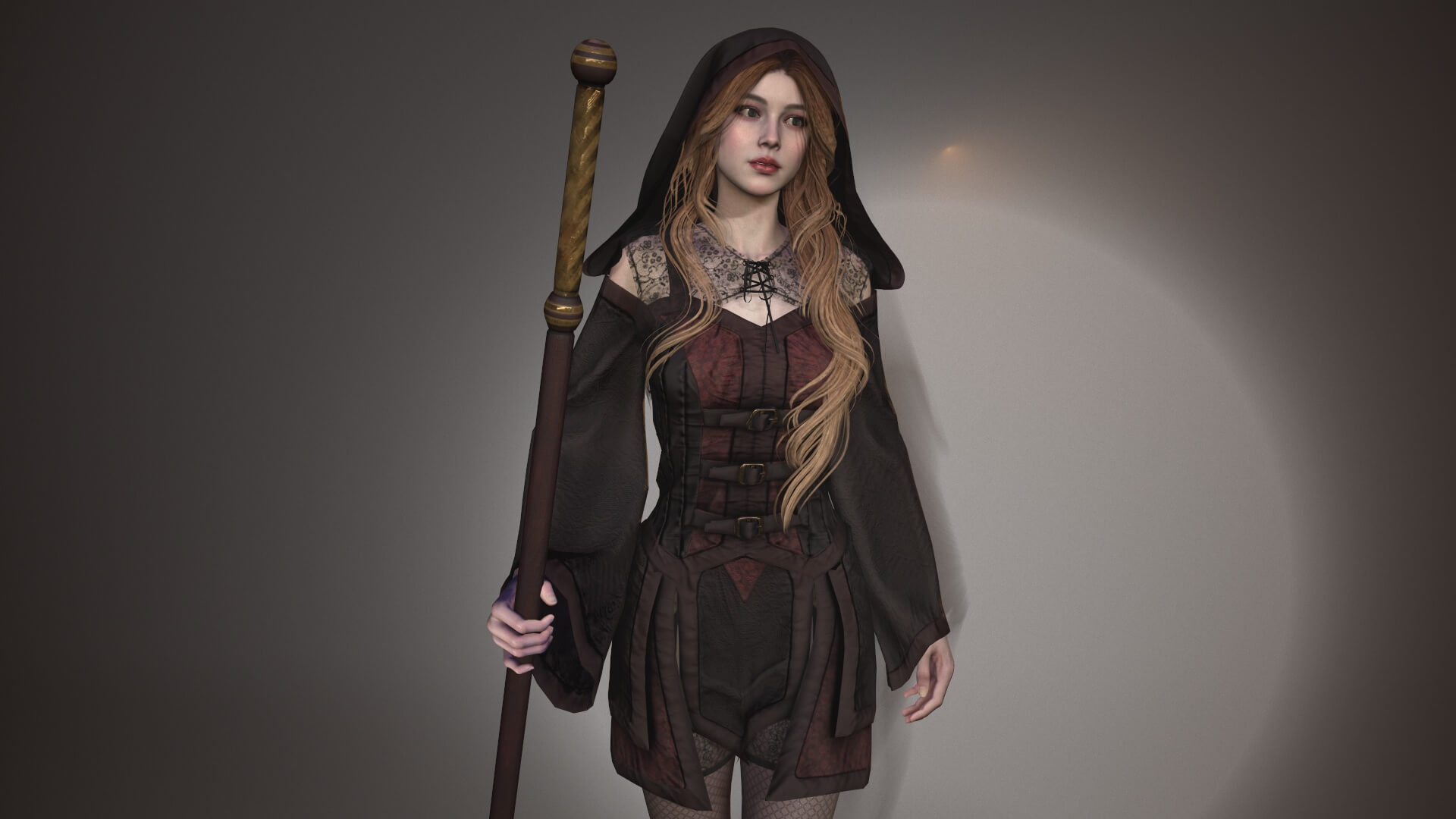 Fantasy Lady - 3D Model by Emi Elve