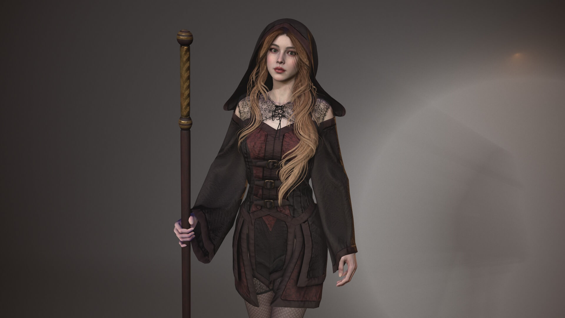 Fantasy Lady - 3D Model by Emi Elve