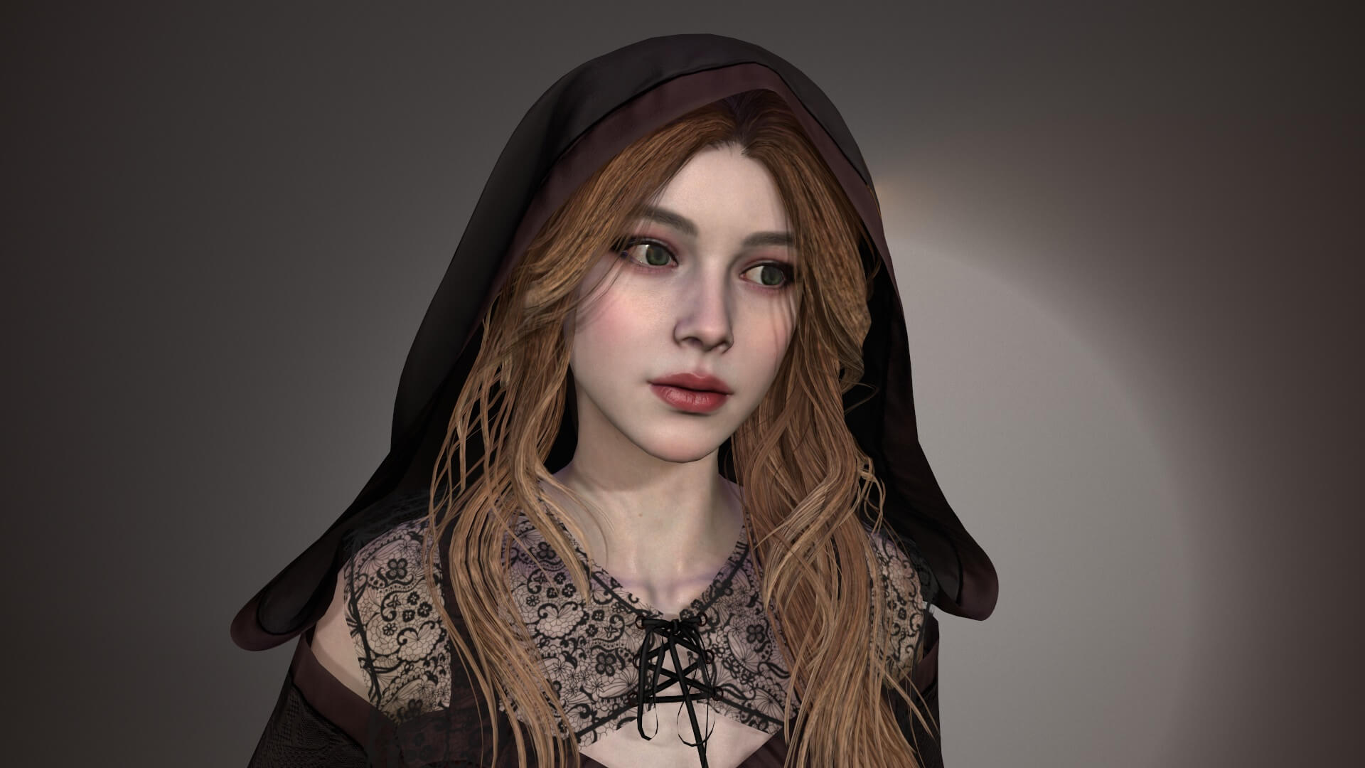 Fantasy Lady - 3D Model by Emi Elve